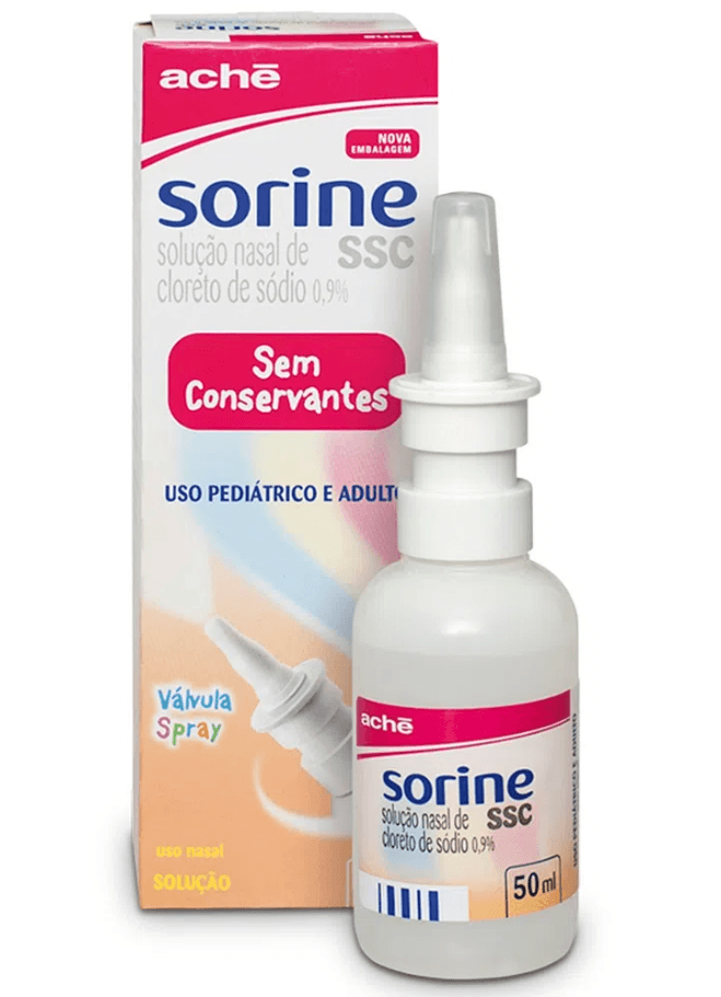 Descongestionante Nasal Sorine Ssc 0,9% Spray 50Ml - Drogarias Campeã