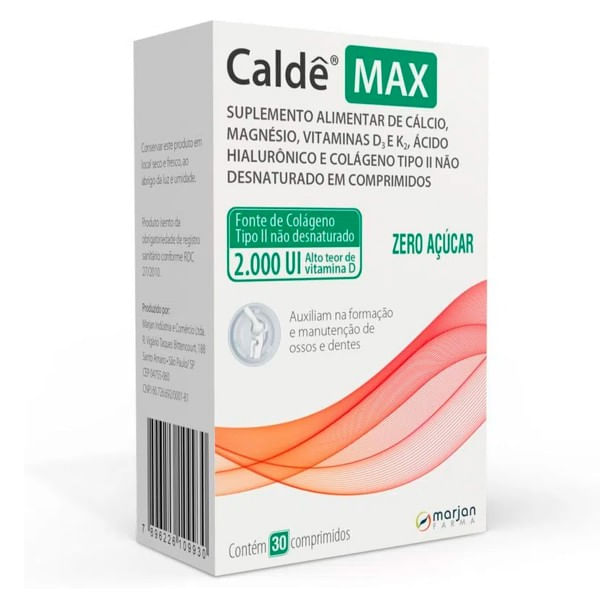 Caldê Max 30 comprimidos - Drogarias Campeã