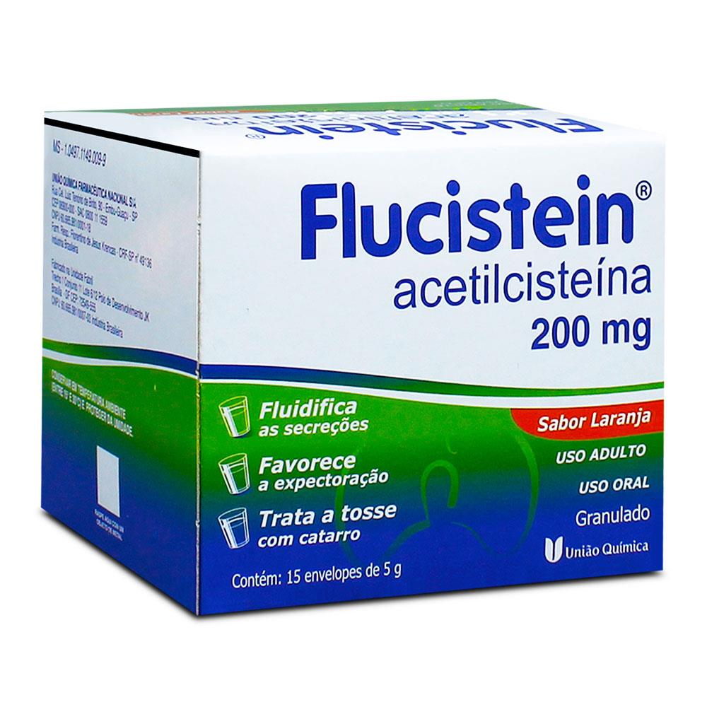FLUCISTEIN 200MG 15 ENV UQ - Drogarias Campeã