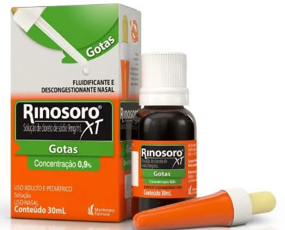 Rinosoro Xt Gotas 0,9% 30Ml - Drogarias Campeã