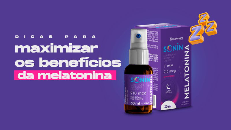 Melatonina Sonin 210Mcg Solução Spray 30ML - Drogarias Campeã