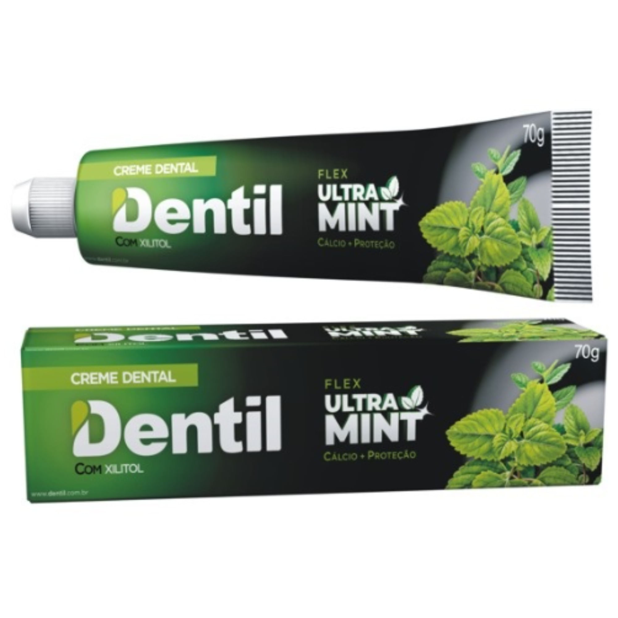 Creme Dental Dentil Ultra Mint Refrescante Sem Flúor 70G - Drogarias Campeã